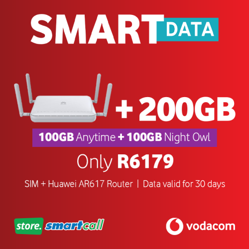 Huawei AR617 Router + 200GB Smart Data