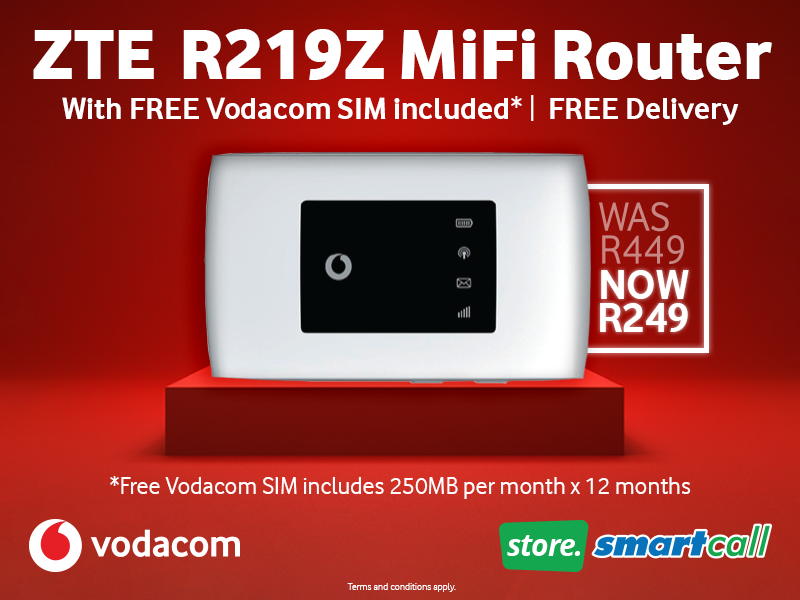 ZTE R219Z + 250MB x 12 Months